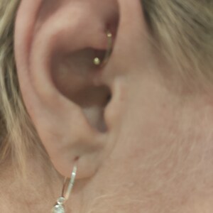 Hammered Gold Filled Tragus Hoop, Tiny Hoop Earring, Septum Ring ...