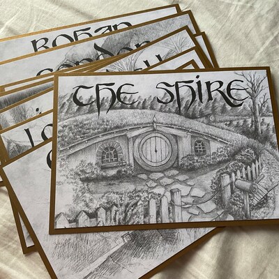 A5 Gothic Tarot Card Wedding Table Name Cards, Alternative - Etsy