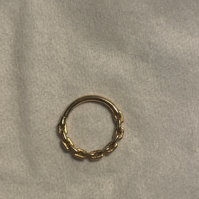 Blackline Devil's Heart L-shaped Nose Ring-black/red - Etsy