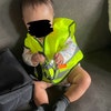 Orange or Yellow Vest Child Baby Reflective Hi Vis Safety Waistcoat ...