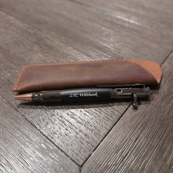 Personalized Ribbed Ball Pen Set, Custom Pen Set, CPA Gift, Gift for ...