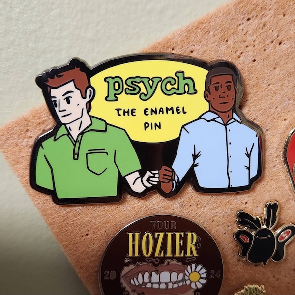 Psych the Enamel Pin - Etsy