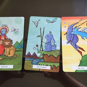 Whispering Spirits Tarot Deck Joanna Nelson Studio Inner Child Whimsical Friendly - Etsy