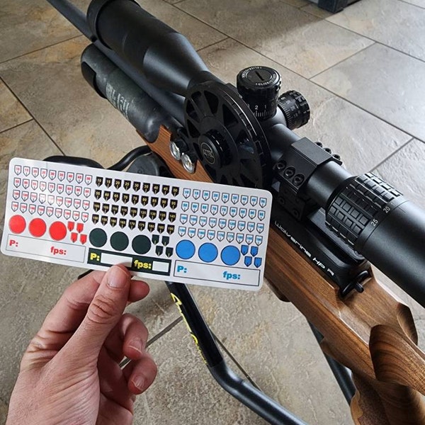 Scope Turret Stickers for Yardage Markers Air Gun Stickers Scope ...
