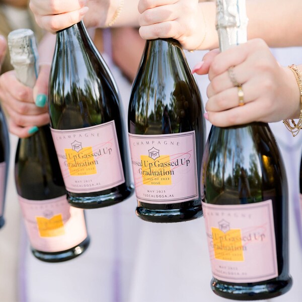 Custom Champagne Label Sticker / Printed Version Made-to-order / for ...