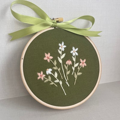Rainbow Array PDF Pattern Embroidery Digital Download Flower - Etsy