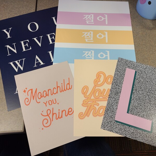 SEVENTEEN Singles Color Palette Print | Modern Seventeen KPOP Poster ...