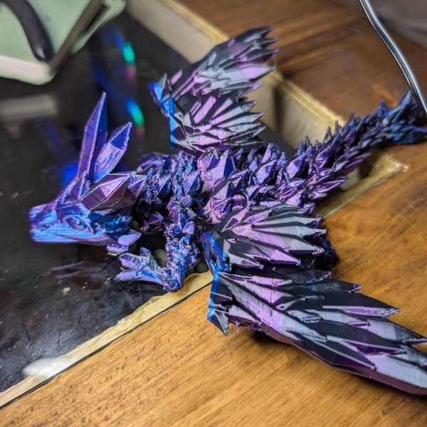 Dark Heart Dragon, Cinderwing3d, STL File for 3D Printing, STL Print ...