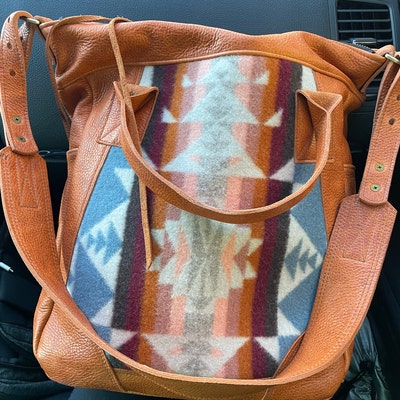 Leather Crossbody Bag Fold Over Bag Fold Over Purse Oregon - Etsy