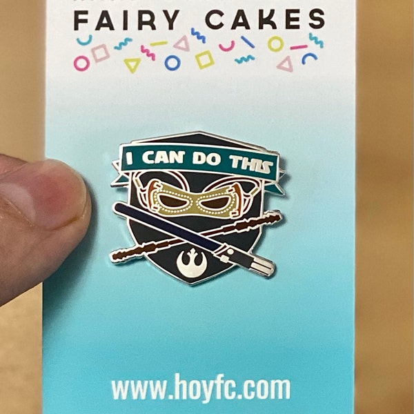 I Can Do This Enamel Pin Badge - Star Wars Rey Pin - Positivity Pin - Etsy