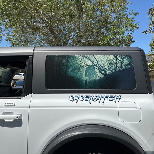 Custom Quarter Window Decals - Fits Jeep Wrangler & Ford Bronco ...
