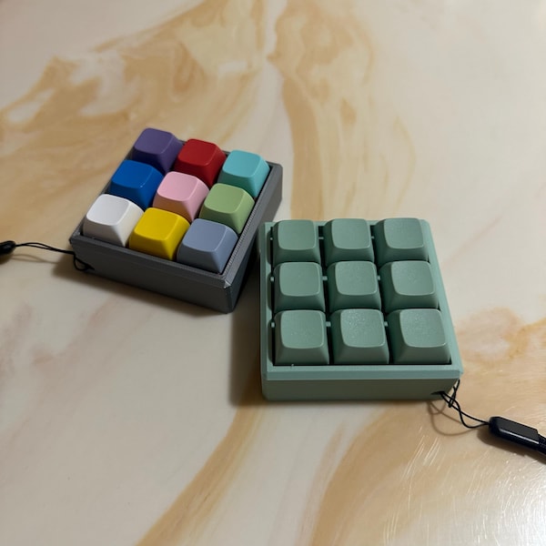 Custom 9-key Mechanical Keyboard Fidget | Stress Relief Desk Toy - Etsy