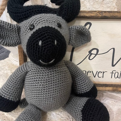 Amigurumi Crochet Pattern Water Buffalo PDF Tutorial: Bo the - Etsy