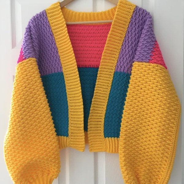 Cirrus Cloud Cardigan Crochet Pattern (digital Item NOT a Physical Item ...