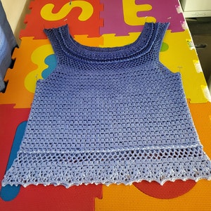 Sofia Round Yoke Crochet Top Pattern XS,S,M,L,XL Crochet Summer Top ...