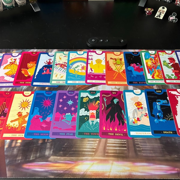 Rainbow Connection Tarot - Major Arcana Only - Muppets Inspired Tarot ...