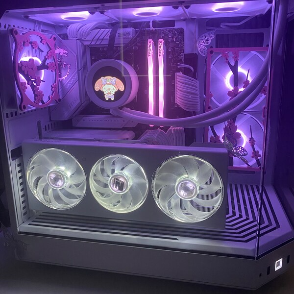 Sakura Cherry Blossom Branch Collection Dual Color Gaming Computer ...