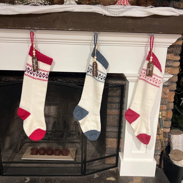 Personalized Christmas Stocking Tags | HIGH QUALITY | Christmas ...