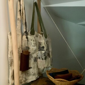 Fabric Eco Print Linen, Hand Dyeing, Botanical Print, Leave Print ...