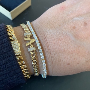 Pave Miami Cuban Curb Link Chain With Heart 6.25mm Created - Etsy