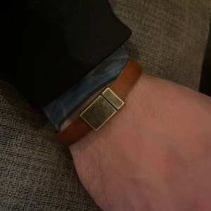 Secret Message Bracelet With Stainless Steel Clasp & Real - Etsy UK