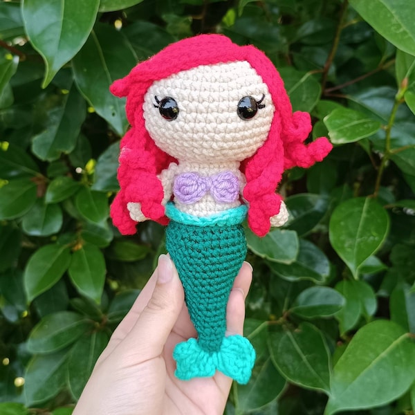 PDF: Ariel Mermaid Inspired Amigurumi Doll - Crochet Pattern by ...