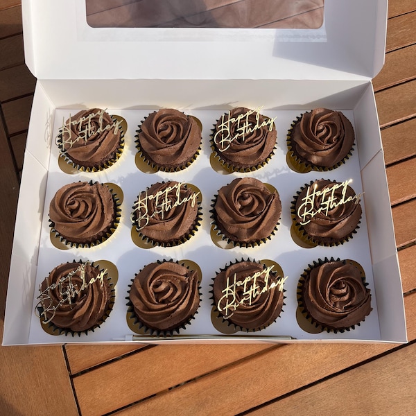 Personalised Retirement Cake Name Charm, Custom Glitter Mirror Cake ...