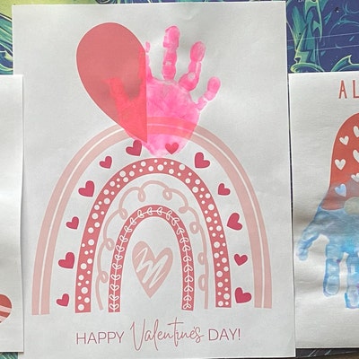 Astronaut Outer Space Handprint Art Craft Printable, Kids Toddler Baby ...