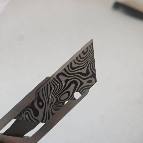 Laser Etched Utility Blade, Custom Utility Knife Blades, Laser Engraved ...