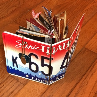 Old Fashion Two Ring Binder Rustic 2-ring Binders Antiques Style Two ...