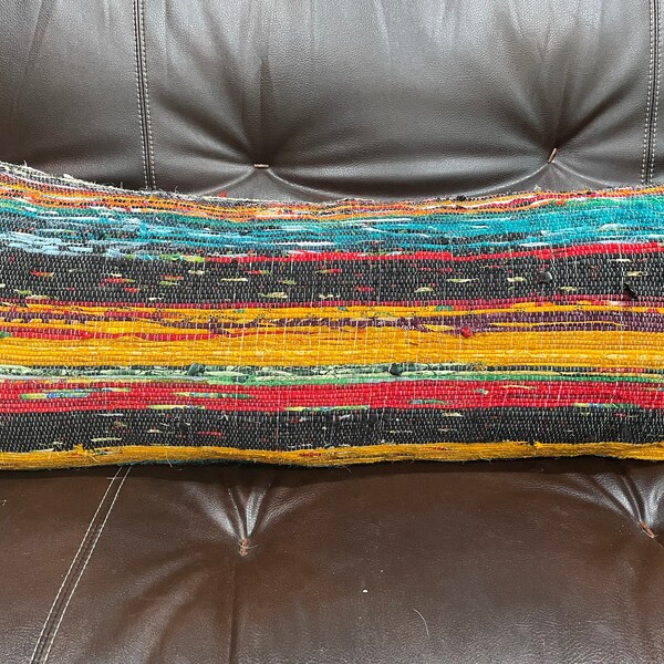 Round Cushions Boho Pillows Cover Patchwork Cushion Floor Cushions Colorful Embroidered Cushions ...