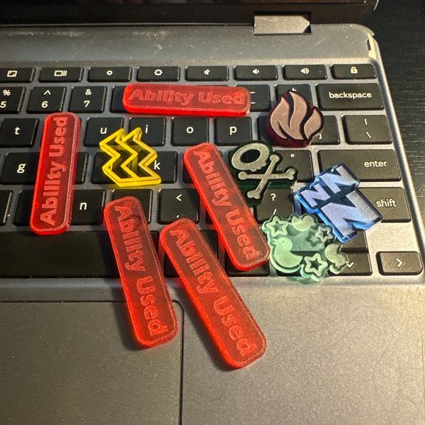 Ability Used Marker - Pokémon TCG - Laser Cut Acrylic - Etsy