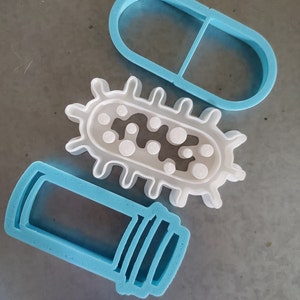 Bacteria Cookie Cutter / 3d Printed - Etsy
