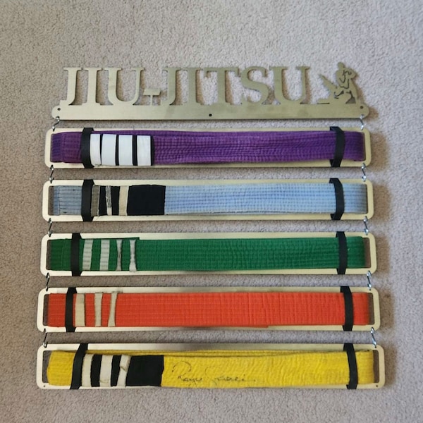 Jiu Jitsu Belt Display - Modular Design! - Male OR Female Figure ...