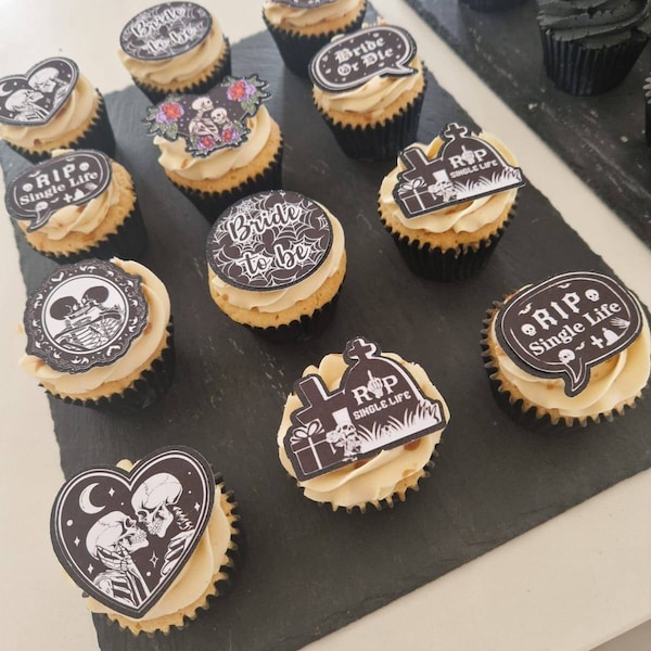 Custom “happy Birthday” Cupcake Toppers With Age - Perfect for Birthday ...