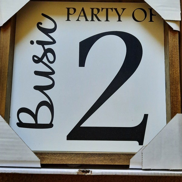 Family Sign, Party of 6 Sign, Party of 5, Family Name Sign, Family ...