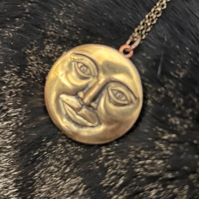 Hidden Locket Necklace CICADA Large Secret Compartment Bug - Etsy