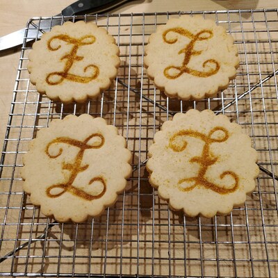 Custom Monogram Circle Cookie Cutter Personalized Initials Birthday ...
