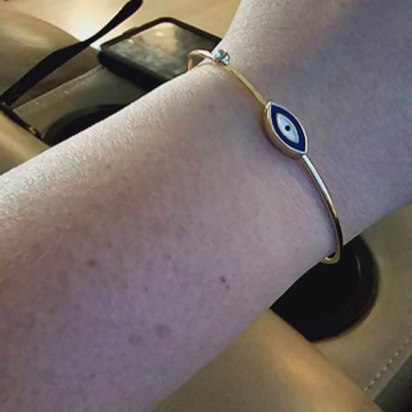 Evil Eye Connector Beads, Murano Glass Evil Eye Beads, Evil Eye ...