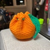 Crochet Orange Bag PATTERN, Drawstring Bag PATTERN, Crochet Drawstring ...