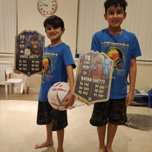 Personalised FIFA Card Football Gift ICON Father's Day FIFA 23 Football ...