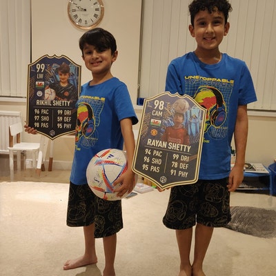 Personalised FIFA Card Football Gift ICON Father's Day FIFA 23 Football ...