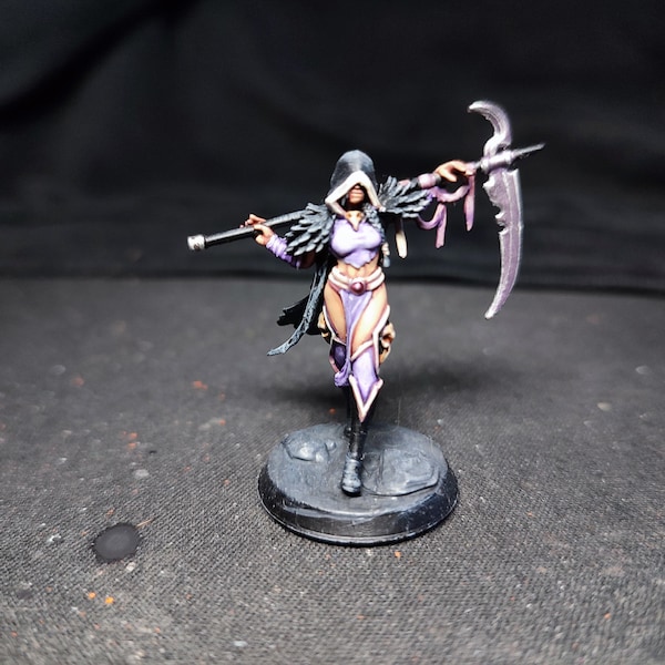 Female Reaper Warlock - Galaad Miniatures - Fantasy Dungeons and ...