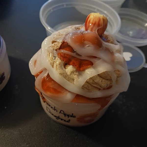 Apple Doughnut, DIY Slime, Snow Butter Slime, Apple Slime, Fall Slime ...