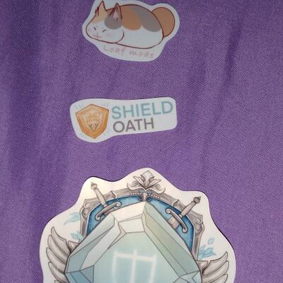 FFXIV Starbird and Elpis Flower Waterproof Vinyl Sticker Set Final ...