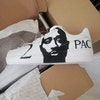 Hand Painted 2pac Shakur Rapper Trapstar Thug Life Custom Sneakers ...