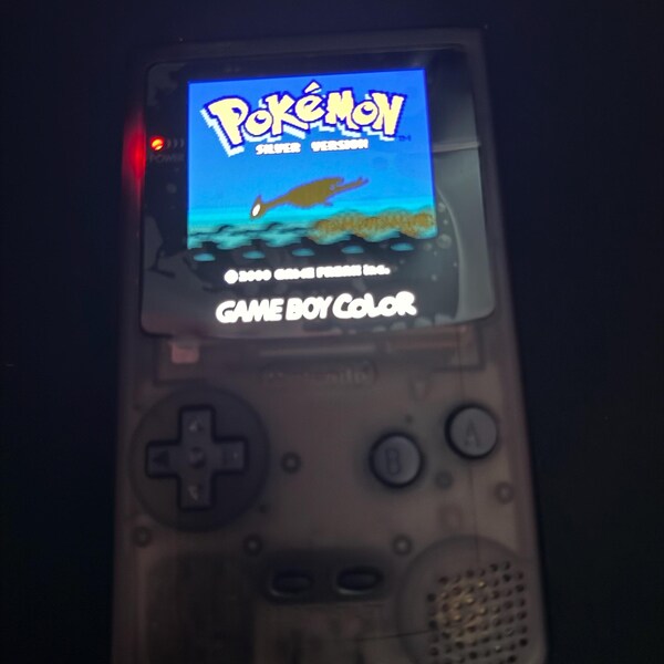 Clear Green Gameboy Color Console OLED Touch Screen GBC Game Boy - Etsy