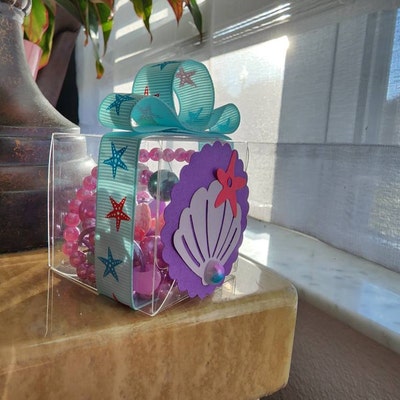 Mermaid Favors Bag Container for Party Personalized Plastic - Etsy