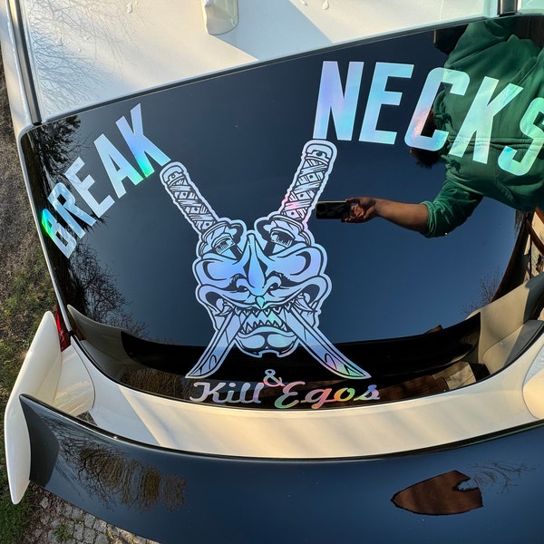 Bad Influence in Japanese Blei Decal Windshield Banner Decal JDM ...