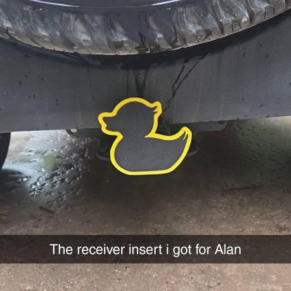 Duck Tow Hitch Cover - Fun Jeep Accessory for Wrangler & Gladiator ...
